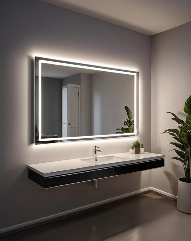 Lustro z podświetleniem – MOONSTONE - Sklep Led Lustra