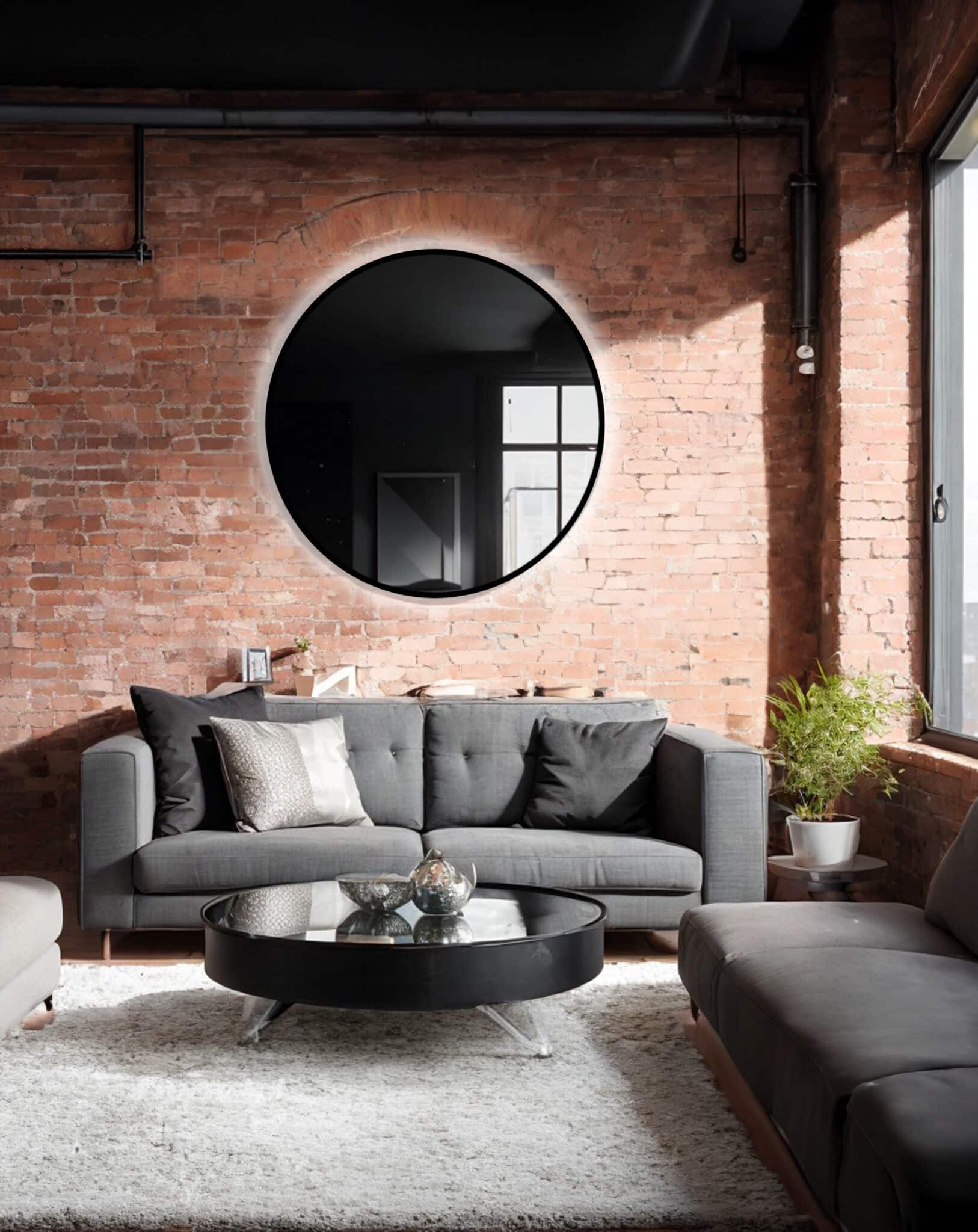 Lustro Loft z podświetleniem – TORINO - Sklep Led Lustra