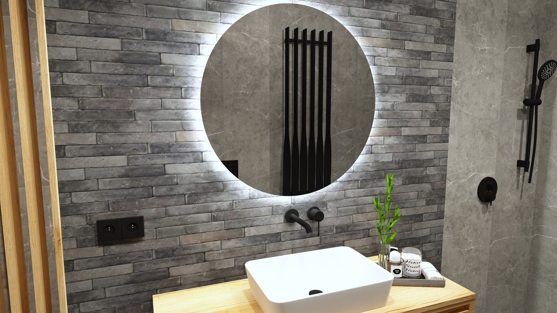 Lustro Smart z podświetleniem – OCEAN OASIS - Sklep Led Lustra
