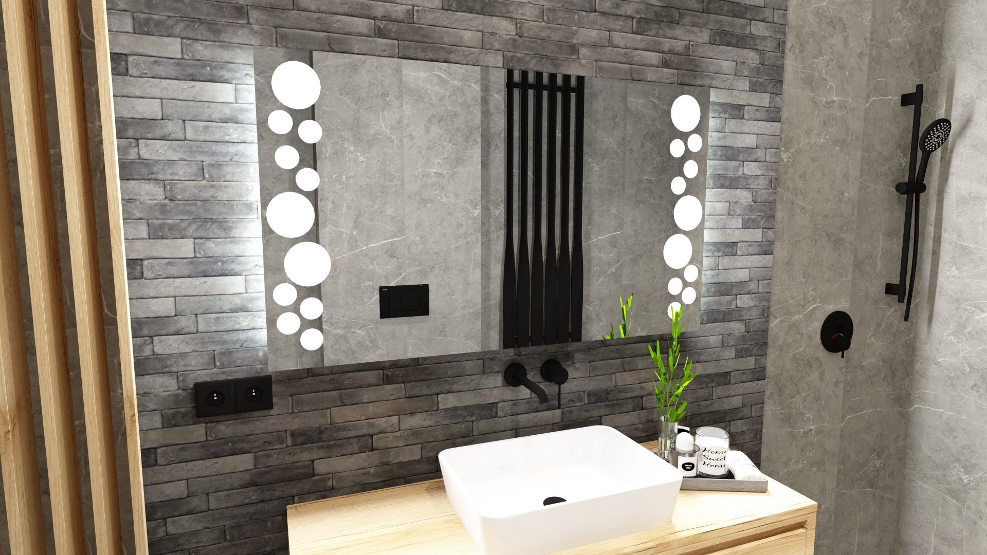 Lustro Smart z podświetleniem – OCEAN OASIS - Sklep Led Lustra